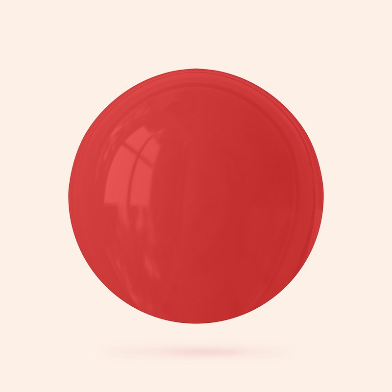 Red ball clipart, cute 3d | Premium PSD - rawpixel