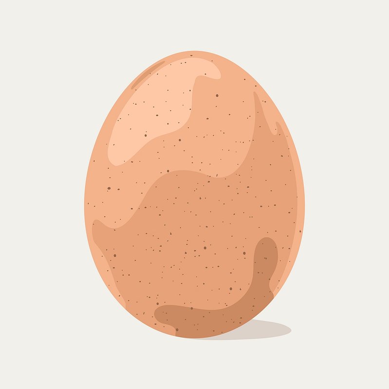 Egg clipart, realistic illustration design | Free Photo Illustration ...