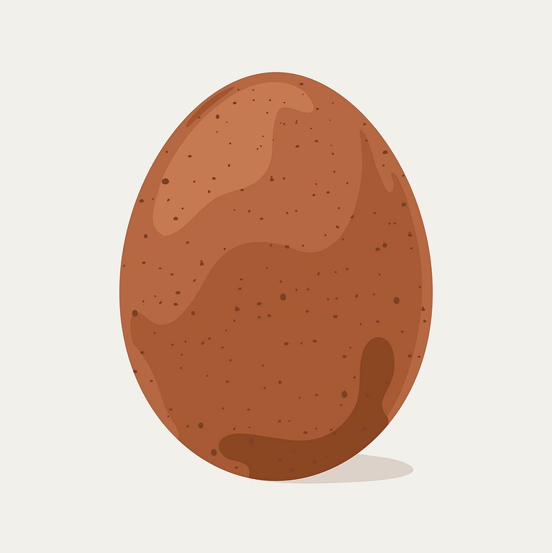 Egg clipart, realistic illustration design | Free Photo Illustration ...