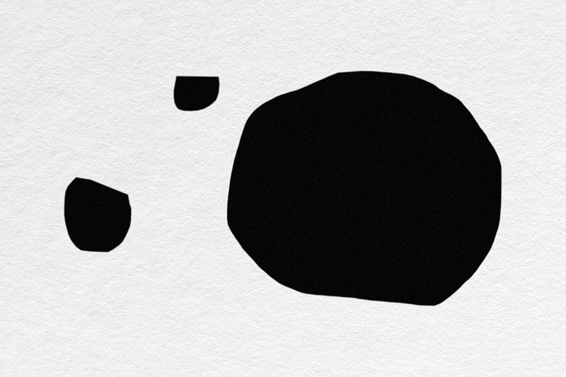 Black circle shape sticker, paper | Premium PSD - rawpixel