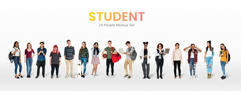 Young student character mockups set | Premium Photo - rawpixel