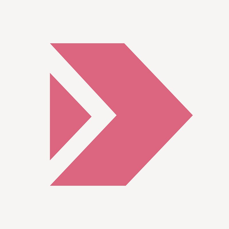 Double arrow icon, pink sticker, | Free Icons - rawpixel