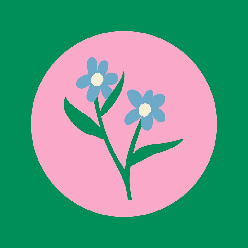 Pink Instagram highlight icon, flower | Free Icons - rawpixel