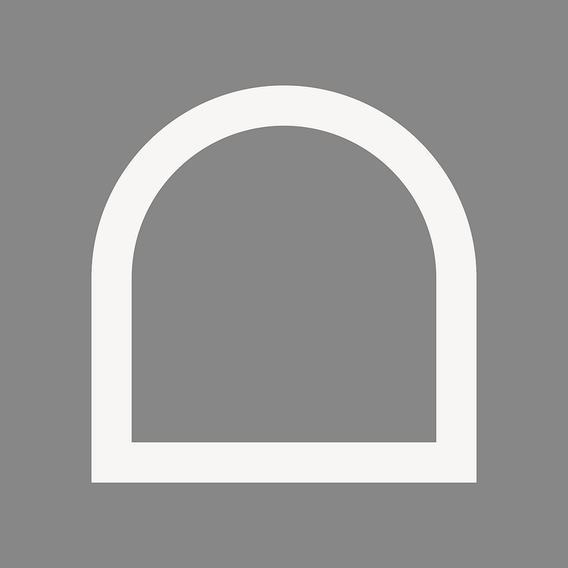 Arch shape clipart, white geometric | Premium Vector - rawpixel