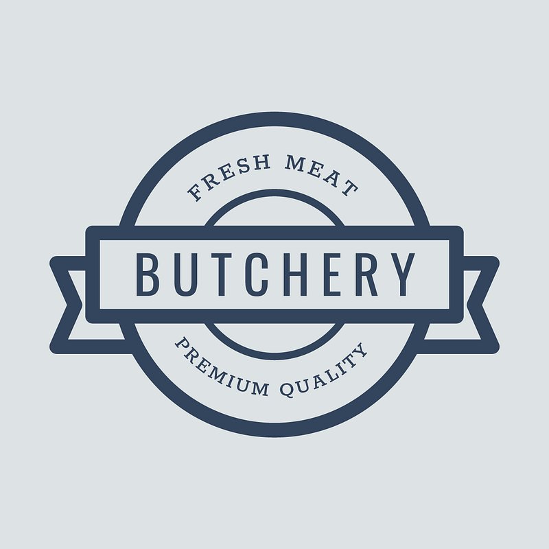 Butchery logo food business template | Free Vector Template - rawpixel