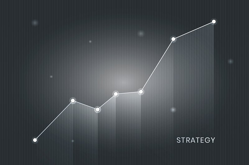 White business strategy growing graph | Free Vector - rawpixel