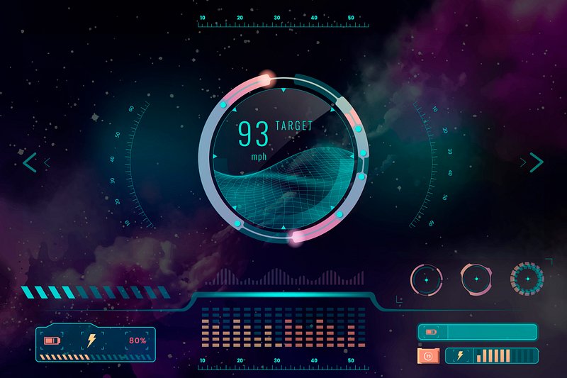 Velocity technology interface template design | Premium Vector - rawpixel