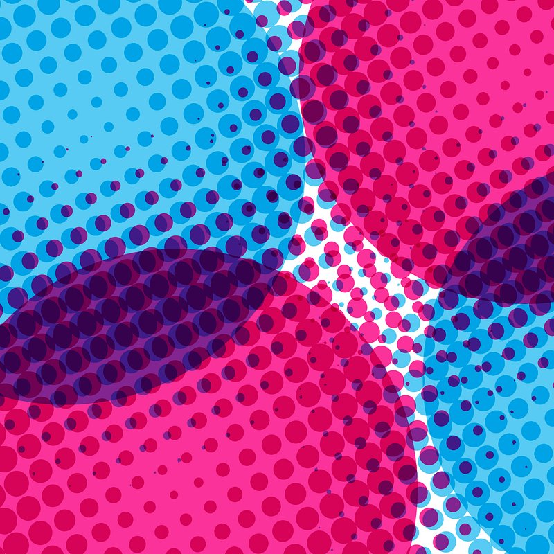 Circle blue and red pattern | Free Vector - rawpixel