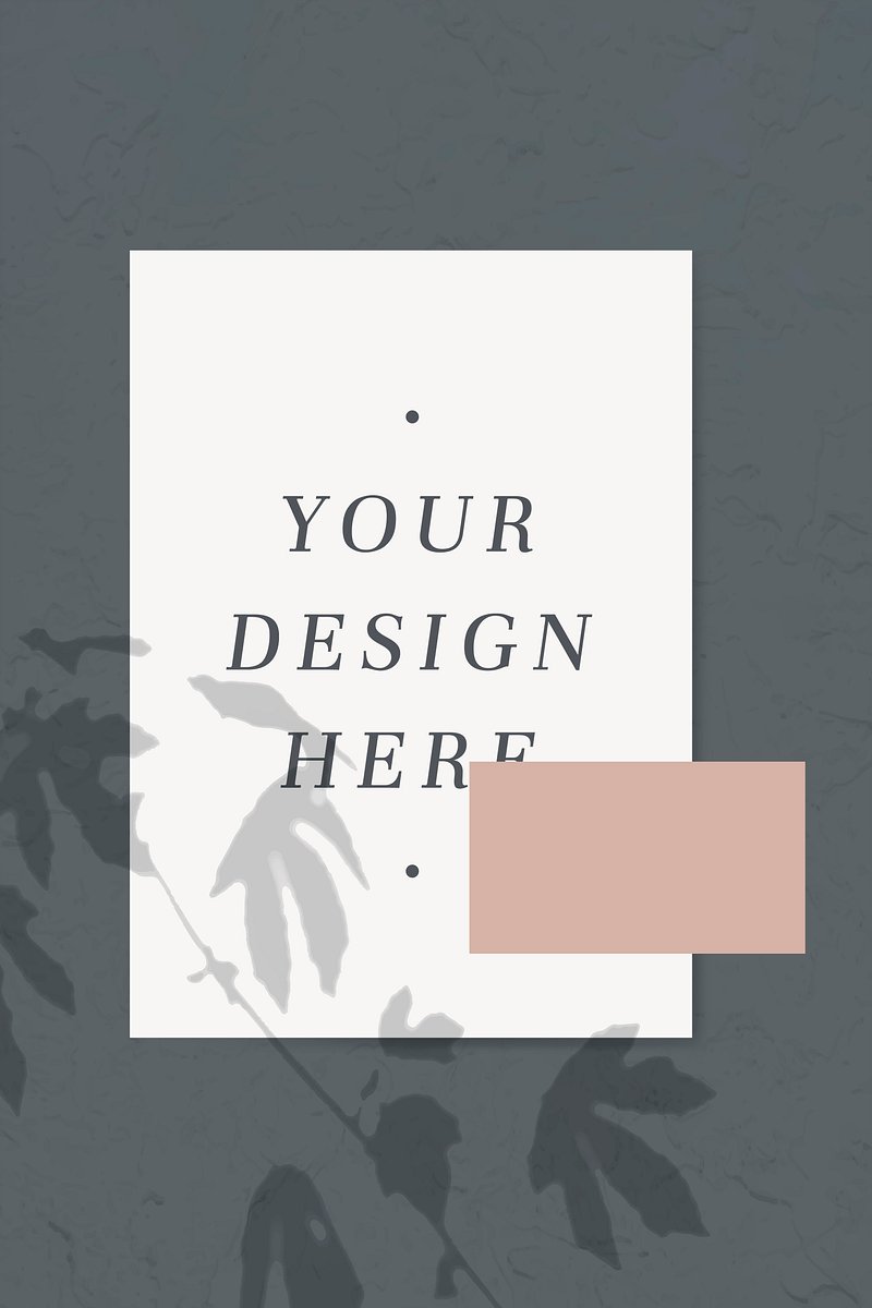 Neutral color tone poster mockup | Premium Vector - rawpixel