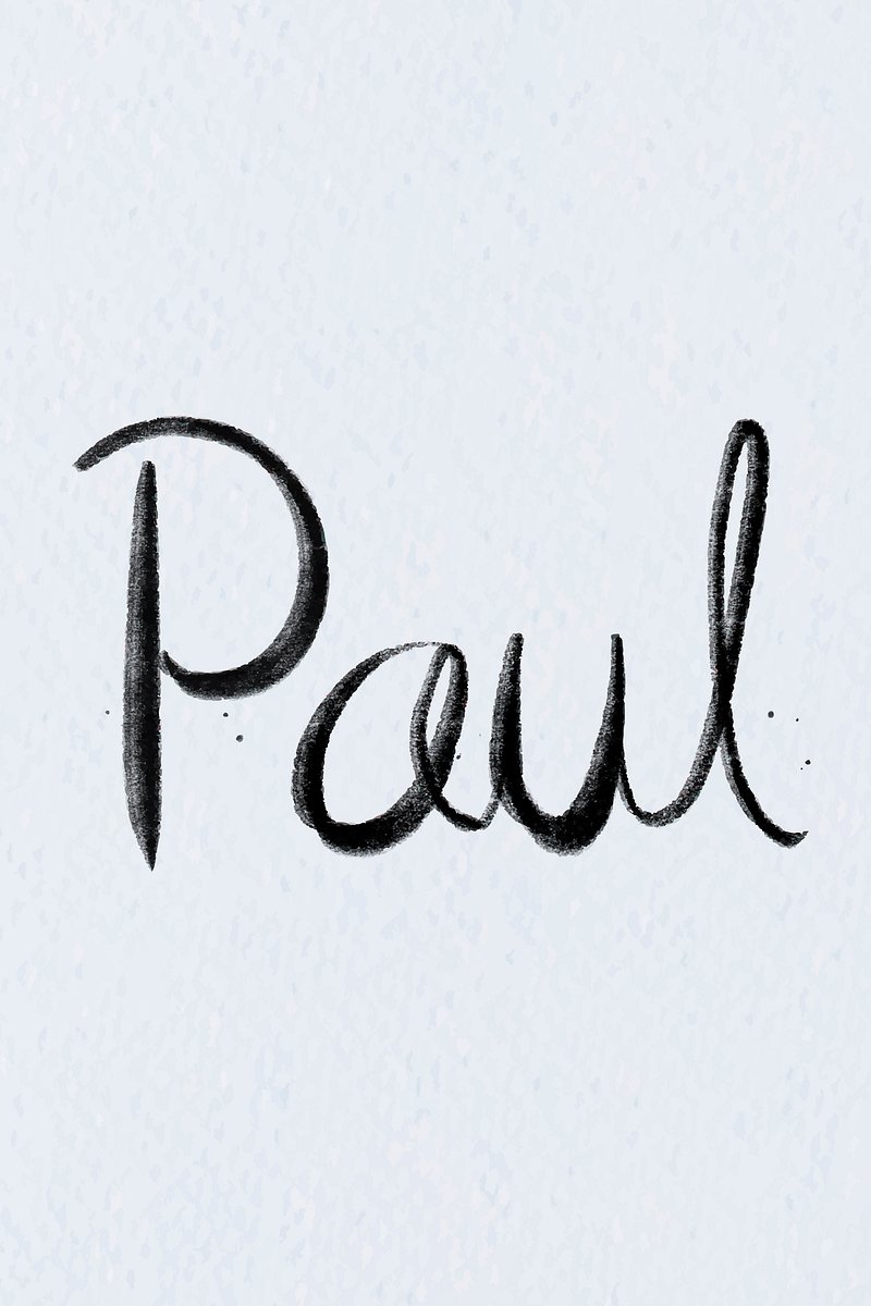 Hand drawn vector Paul font | Free Vector - rawpixel