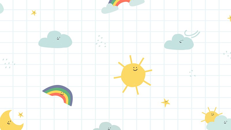 Happy weather seamless pattern background | Free Photo - rawpixel