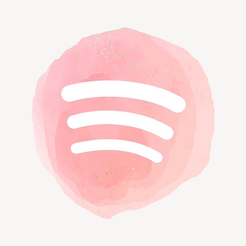 Spotify app icon with a watercolor | Free Icons - rawpixel