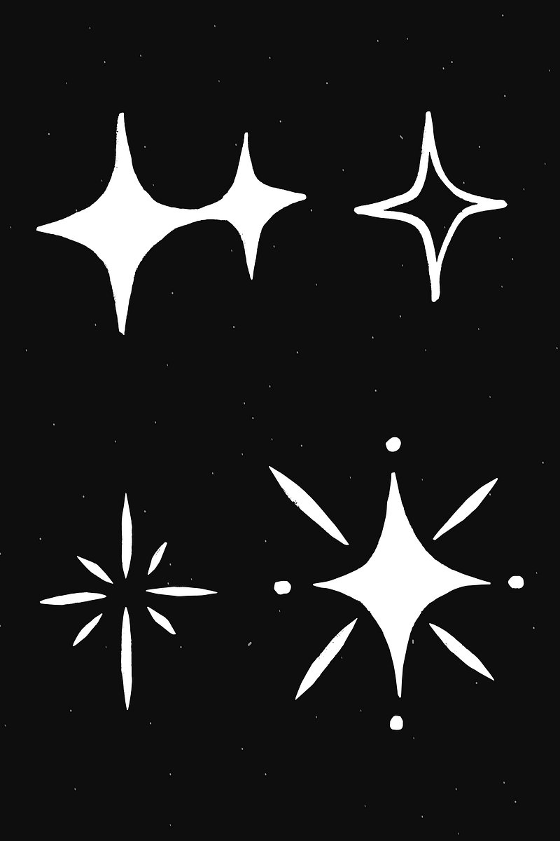 Space sparkles stars white vector | Premium Vector - rawpixel