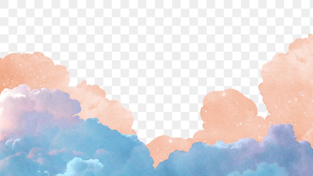 Cloud sky png border, transparent | Premium PNG - rawpixel