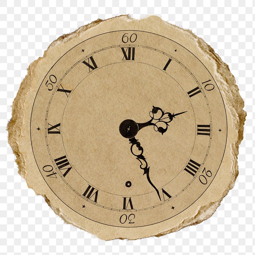 Png shelf clock sticker, vintage | Free PNG - rawpixel