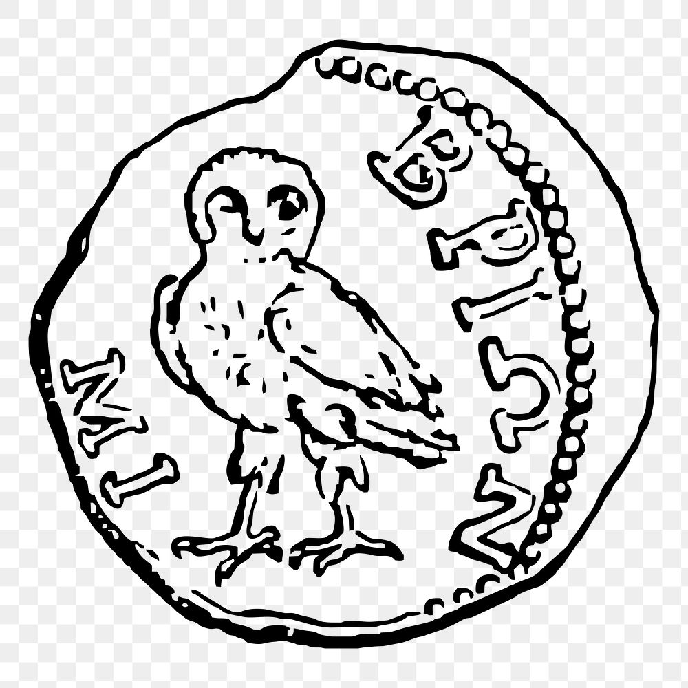 Old coin png sticker illustration, | Free PNG - rawpixel