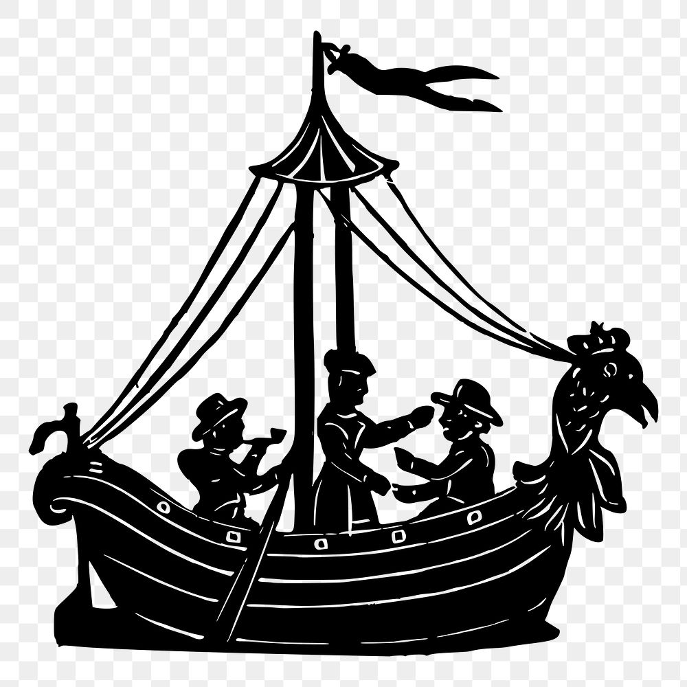 People on boat png sticker | Free PNG - rawpixel