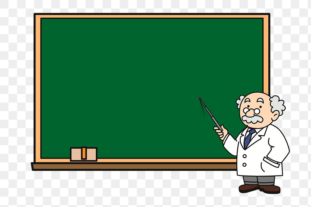 Science png chalkboard and scientist | Free PNG - rawpixel