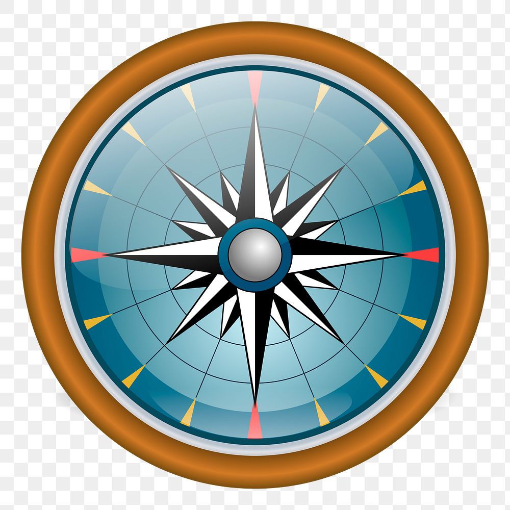 Compass png sticker, transparent background. | Free PNG - rawpixel