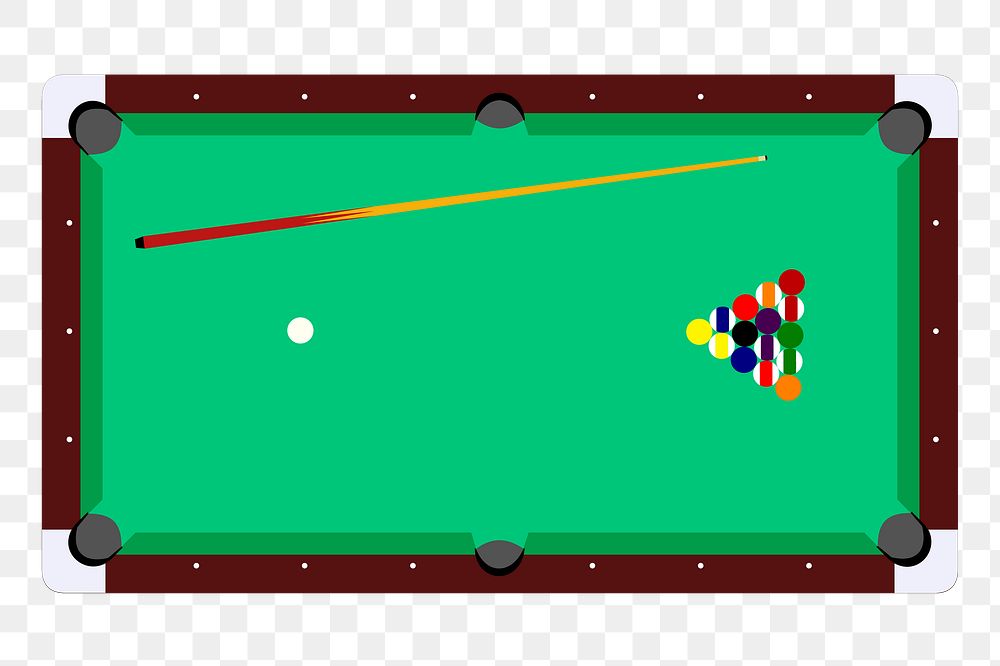 Pool table png sticker entertainment | Free PNG - rawpixel