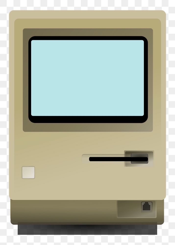 Vintage computer png sticker technology | Free PNG - rawpixel