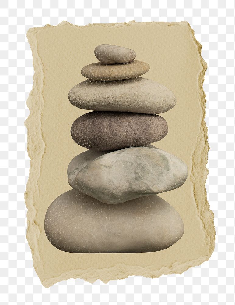 Zen stones png sticker, ripped | Premium PNG - rawpixel