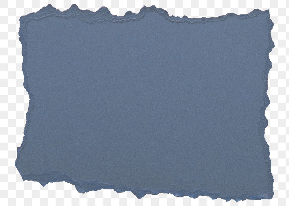 Ripped blue png paper sticker, | Premium PNG - rawpixel