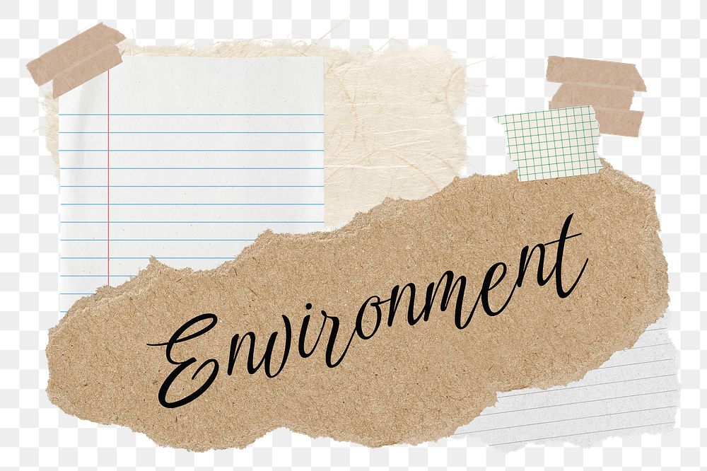 Environment png word sticker typography, | Free PNG - rawpixel