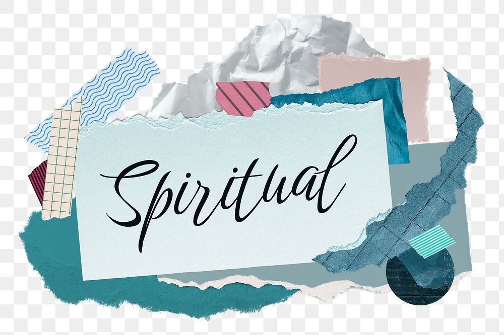 Spiritual png word sticker typography, | Free PNG - rawpixel