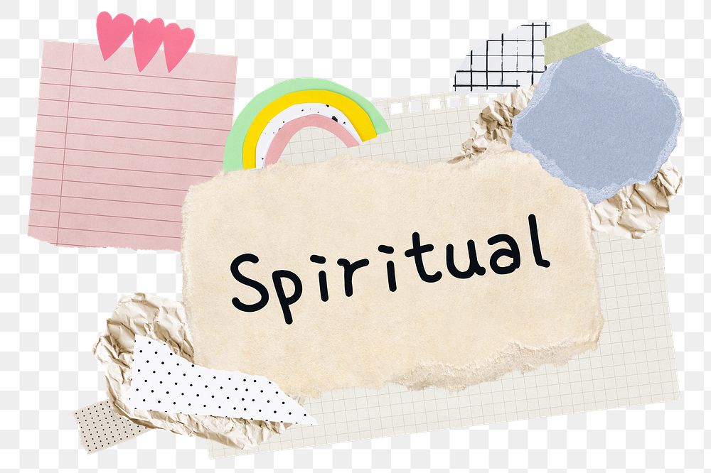 Spiritual png word sticker typography, | Free PNG - rawpixel
