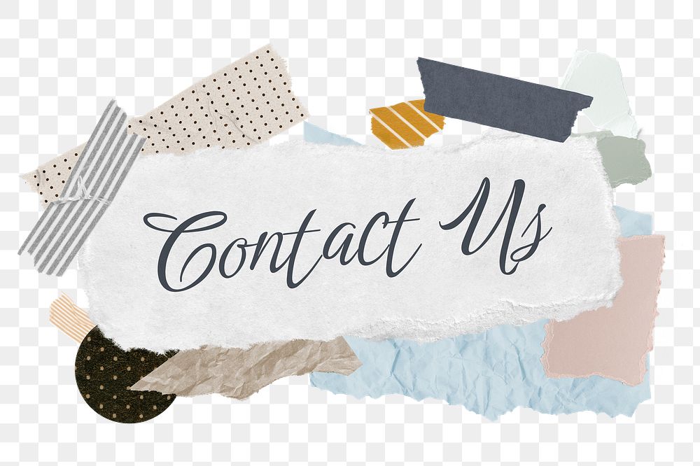 Contact us png word sticker | Free PNG - rawpixel
