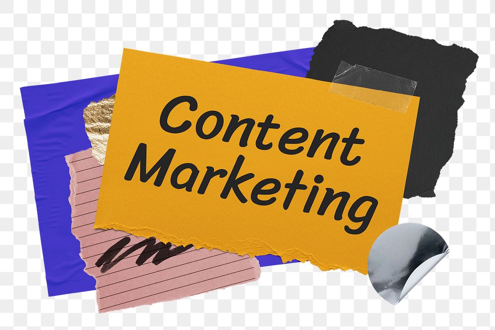 Content marketing png word sticker | Free PNG - rawpixel