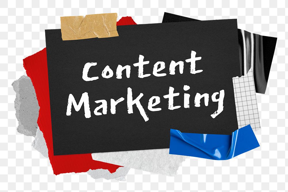 Content marketing png word sticker | Free PNG - rawpixel