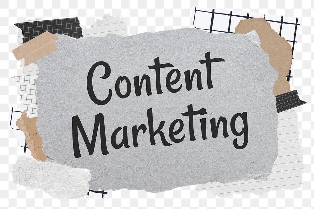 Content marketing png word sticker | Free PNG - rawpixel