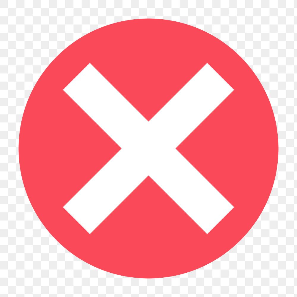 X mark png icon sticker, | Free Icons - rawpixel