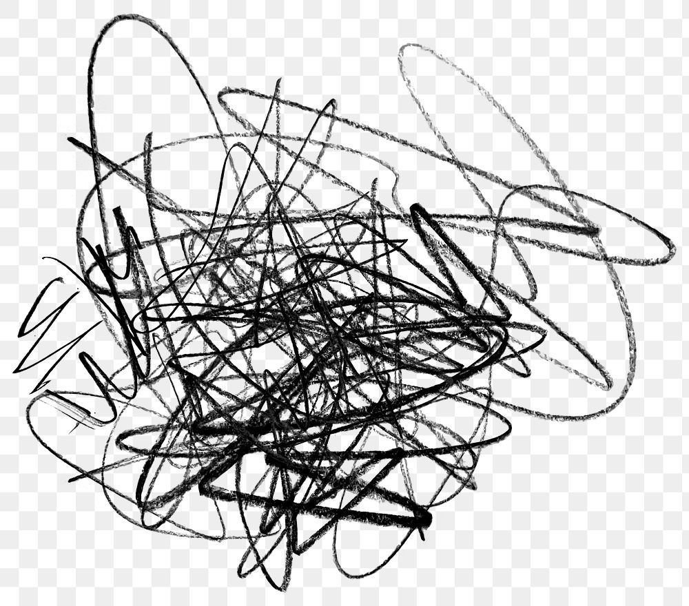 Messy scribble png sticker, pencil | Premium PNG - rawpixel