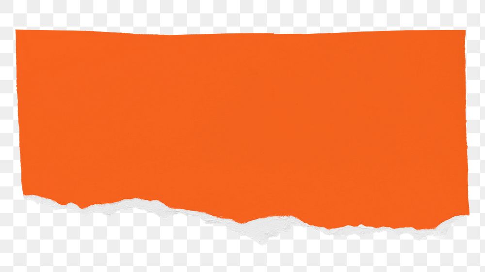 Png orange ripped paper sticker, | Premium PNG - rawpixel