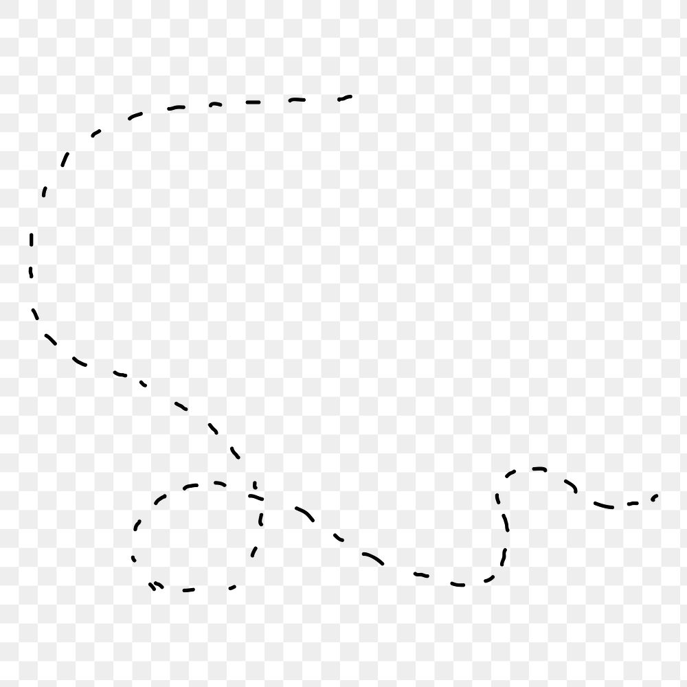 Cute dotted line png sticker, | PNG - rawpixel