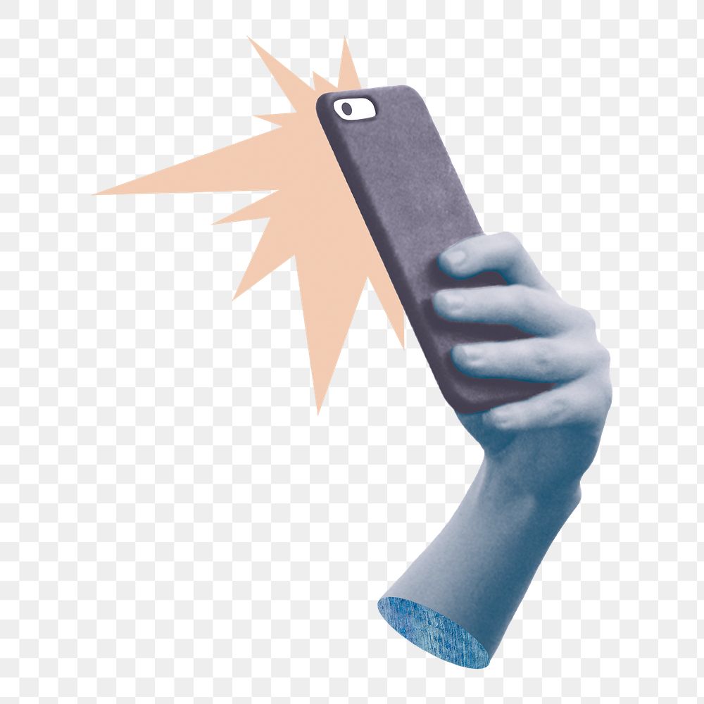 Hand taking selfie png sticker, | Free PNG - rawpixel