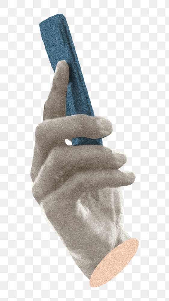 Hand holding phone png sticker, | Free PNG - rawpixel