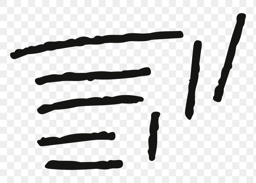 Png pencil lines sticker, transparent | PNG - rawpixel