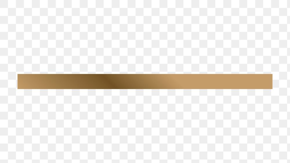 Gold bold line, divider png | Premium PNG - rawpixel