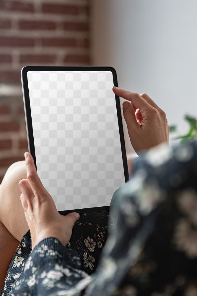 Tablet screen png mockup, transparent | Premium PNG - rawpixel