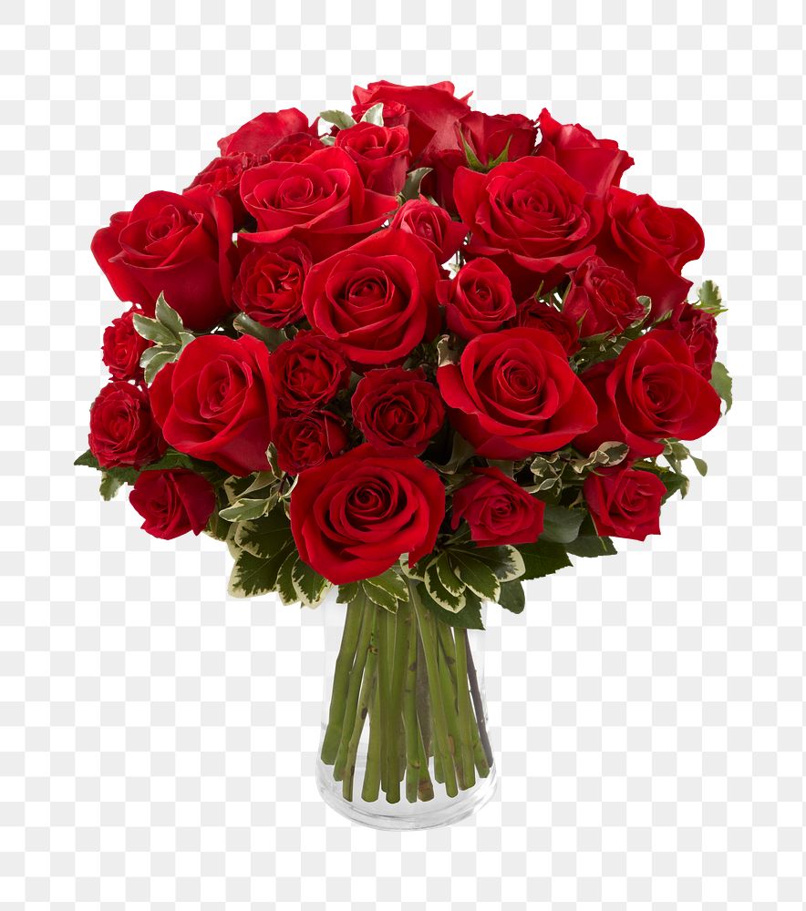 Rose bouquet png sticker, transparent | Free PNG - rawpixel