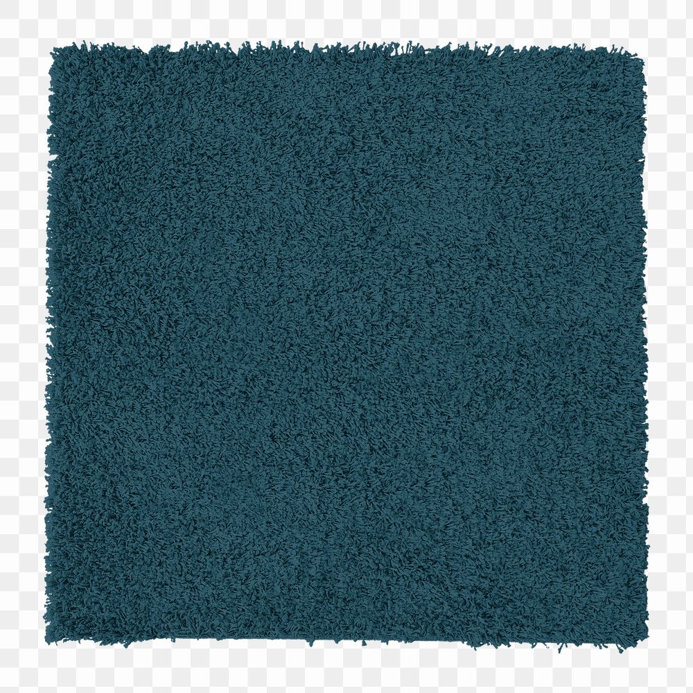 Blue rug png sticker, transparent | Premium PNG - rawpixel