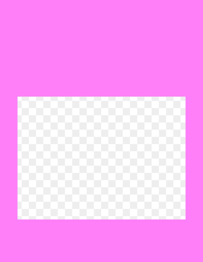 Pink rectangle png frame, transparent | Premium PNG - rawpixel