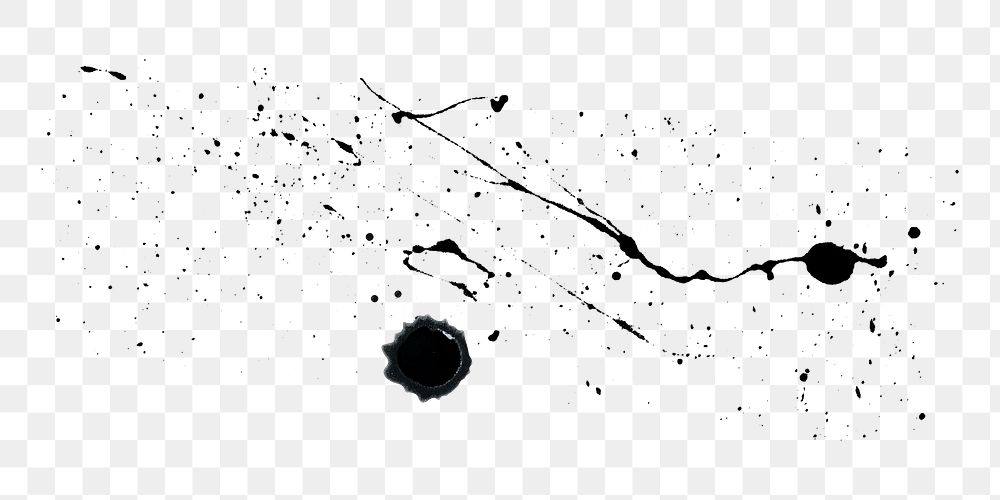 Spilled ink png grunge texture | Premium PNG - rawpixel