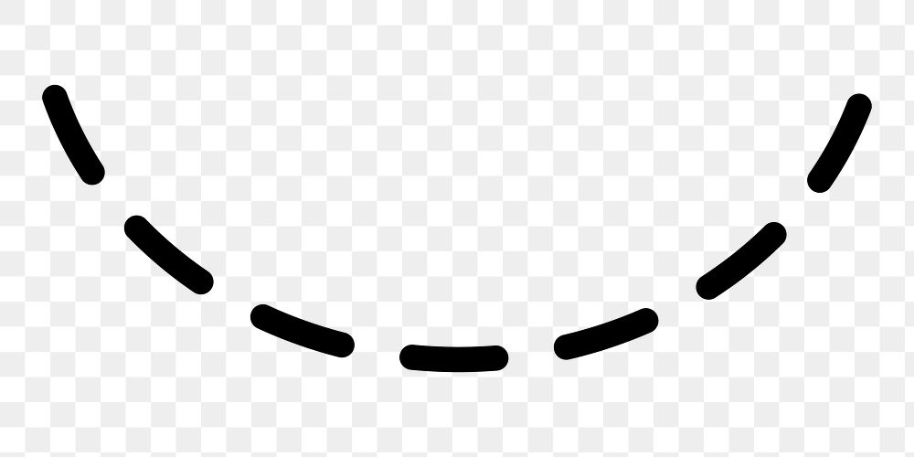 Curve dotted line png, doodle | PNG - rawpixel