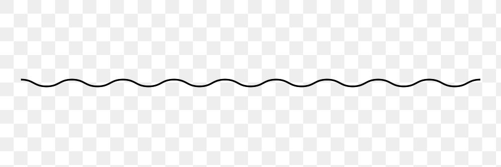 Wavy line png sticker, transparent | Premium PNG - rawpixel