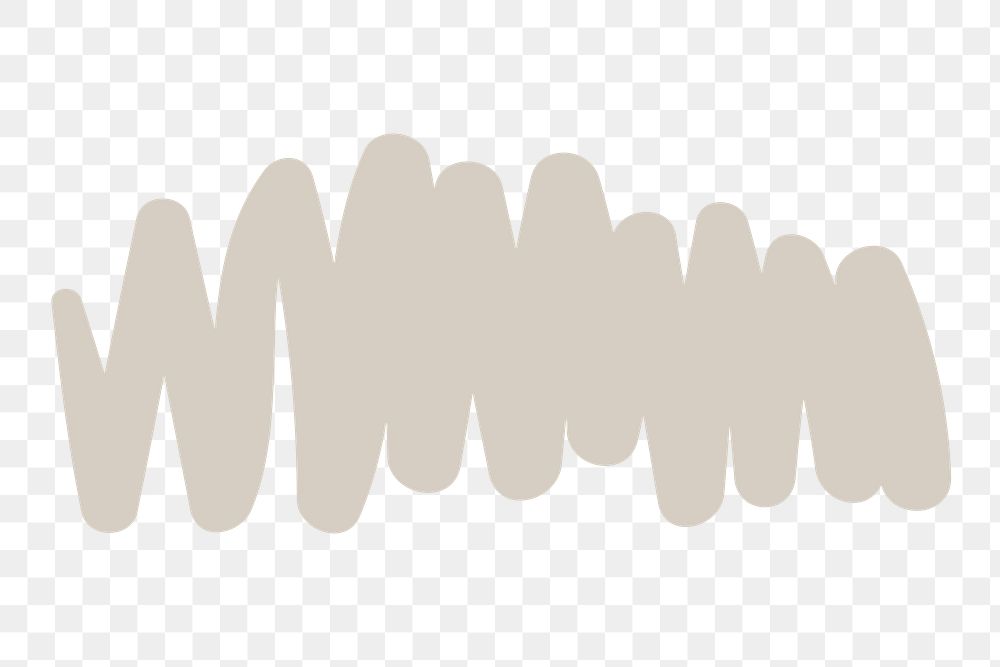 Beige squiggle png sticker, transparent | Free PNG - rawpixel